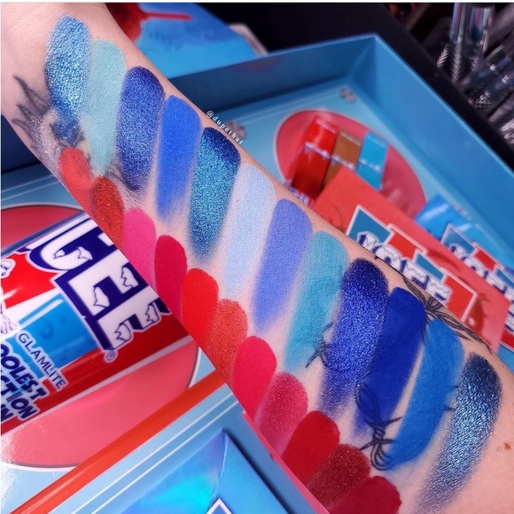 Glamlite | Makeup | Glamlite Icee Blue Raspberry Eyeshadow Palette Bnib ...